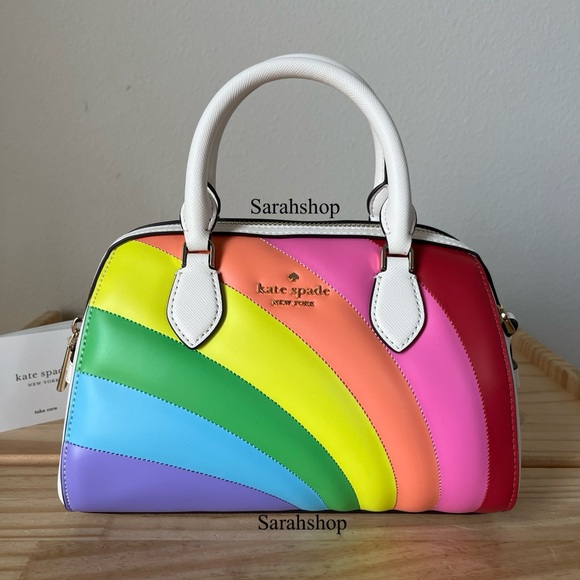 kate spade | Bags | Kate Spade Madison Rainbow Duffle Crossbody | Poshmark